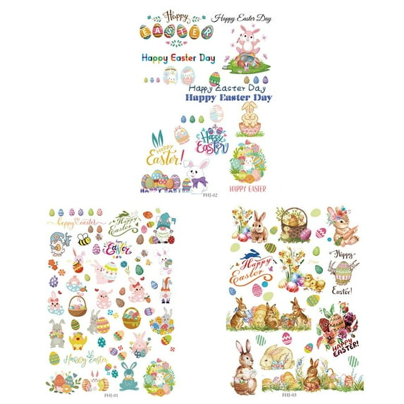 Easter Candle Sticker, DIY Easter Stickers for Kids, EasterDay Theme ...