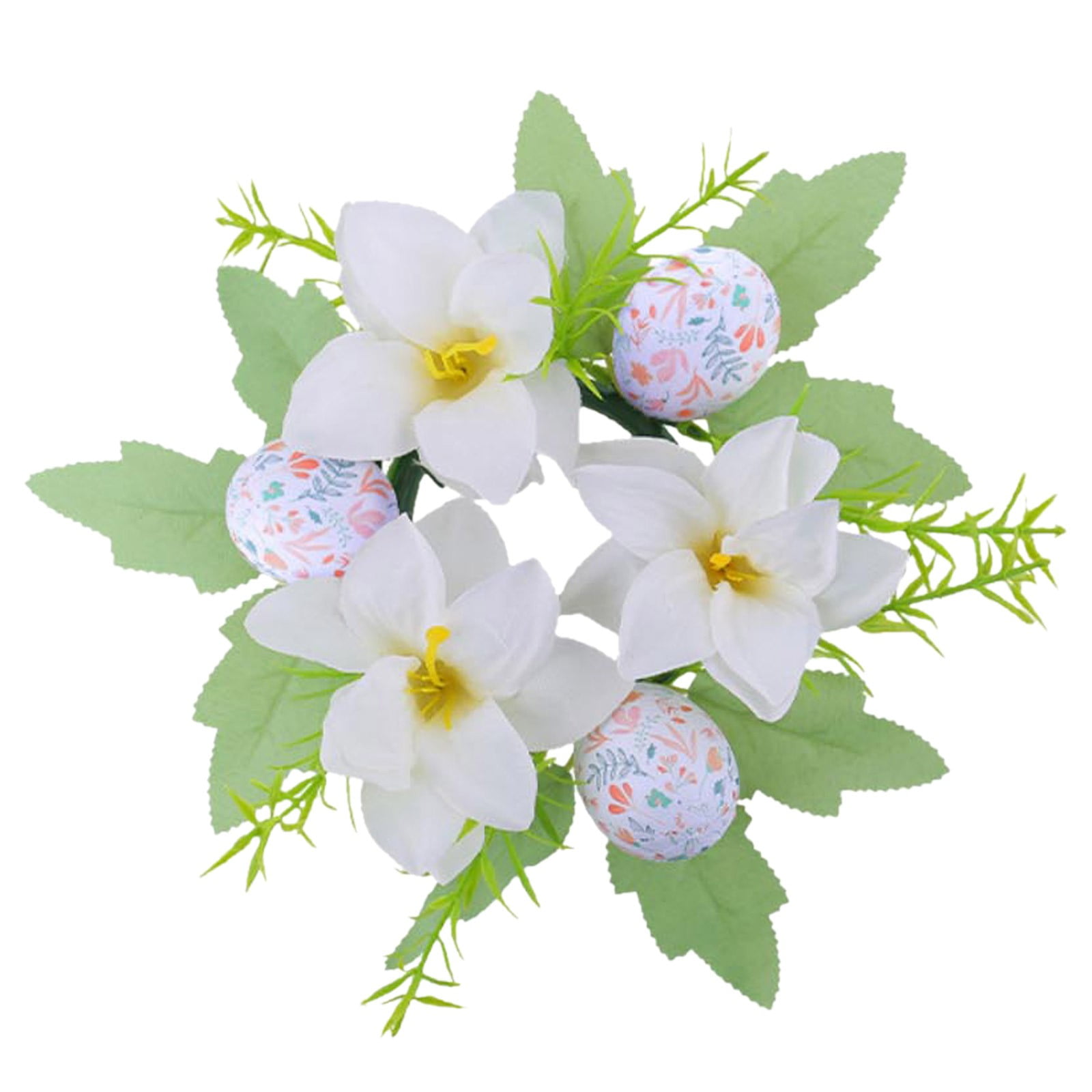 Easter Candle Wreath Rings Easter Egg Candle Rings Wreaths Spring ...