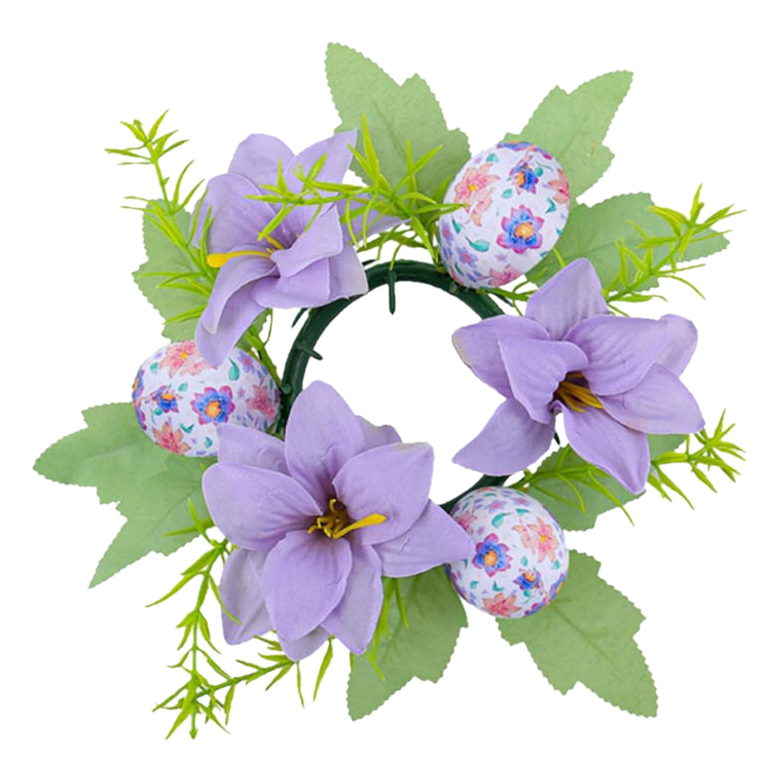 Easter Candle Wreath Rings Easter Egg Candle Rings Wreaths Spring ...