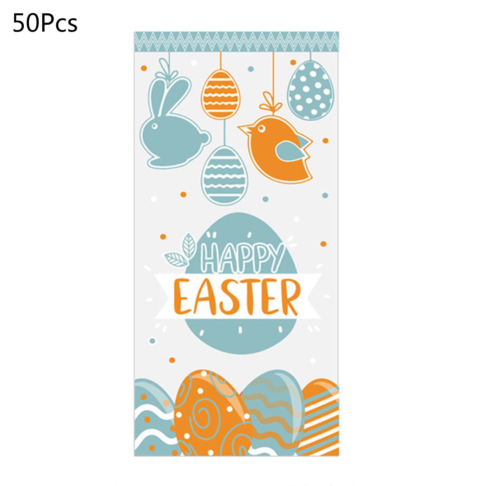 Easter Candy Bags Reusable Grocery Bags Biscuit Packaging Bag Flat ...