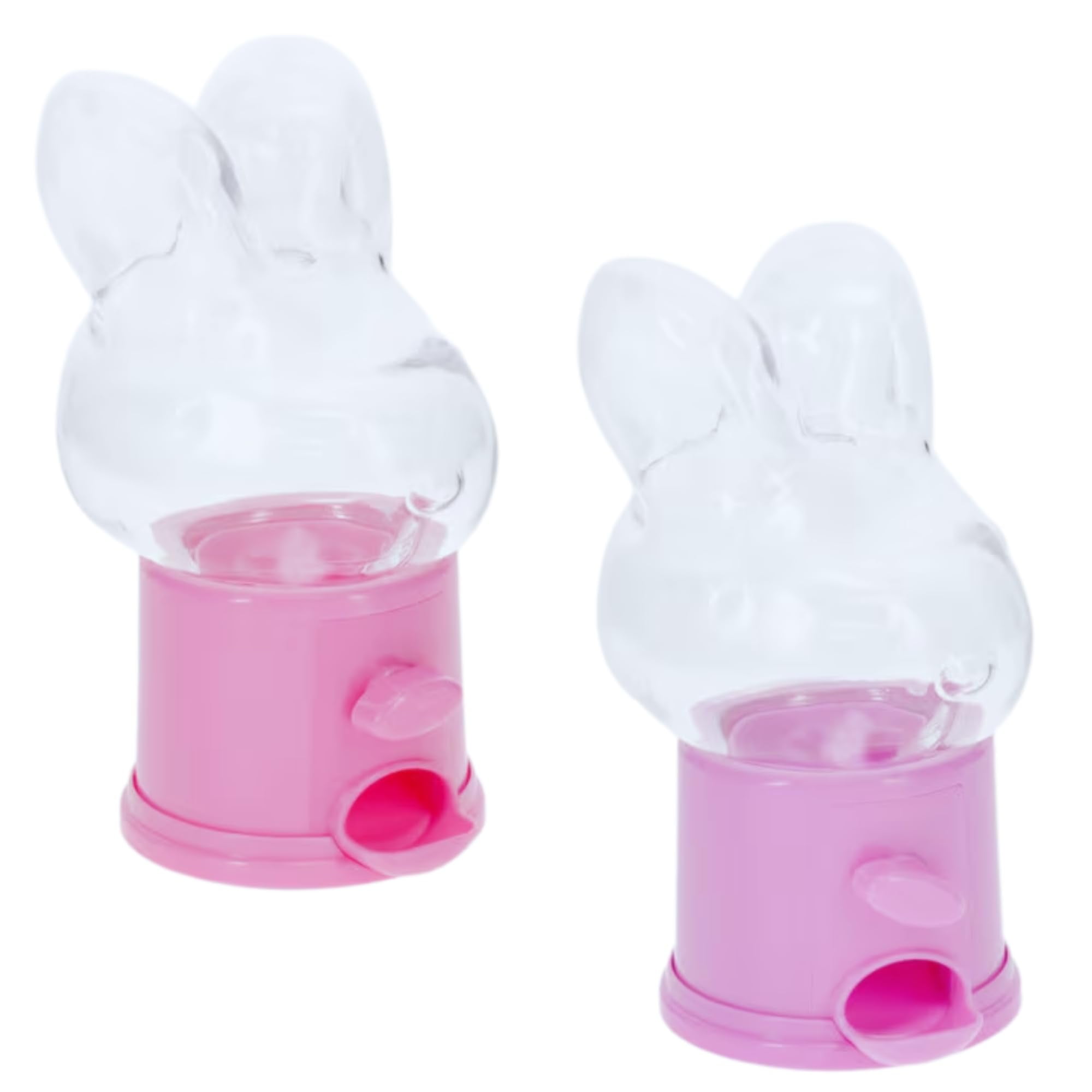 Easter Candy Dispensers Pack of 2, Pastel Pink and Purple Bunny Shaped ...