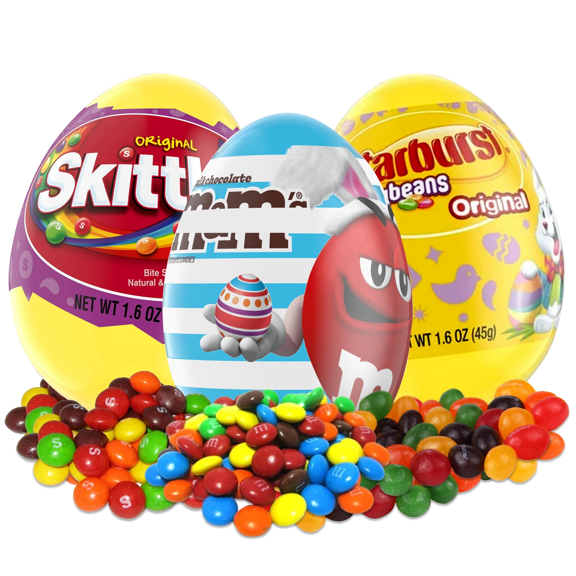 Easter Candy Egg Set Variety 3 Pack- Includes Fruity Candy Pieces ...