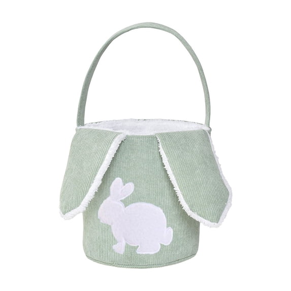 Easter Candy Gift Baskets, Corduroy Bunny Tote Bag Basket Ornament ...