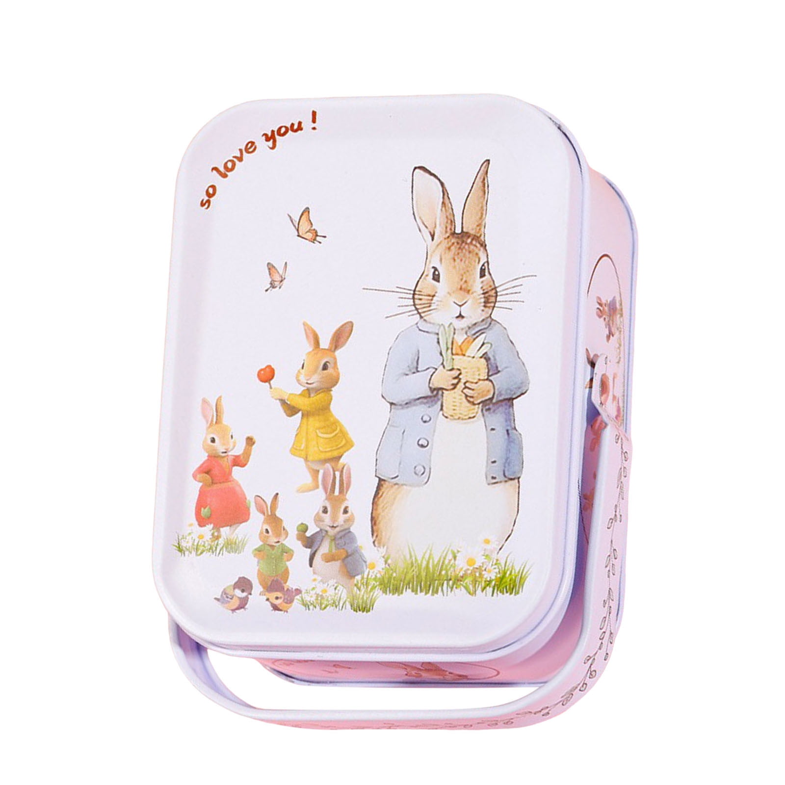 Easter Candy Jar Cookie Jar Elegant Metal Tinplate Empty Tins Jars ...