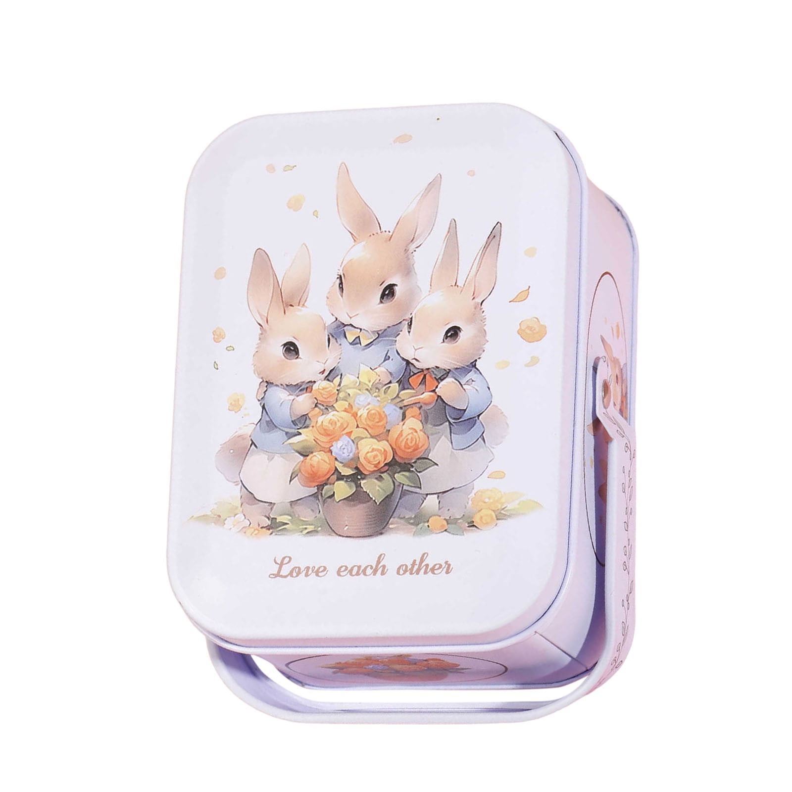 Easter Candy Jar Cookie Jar Elegant Metal Tinplate Empty Tins Jars ...