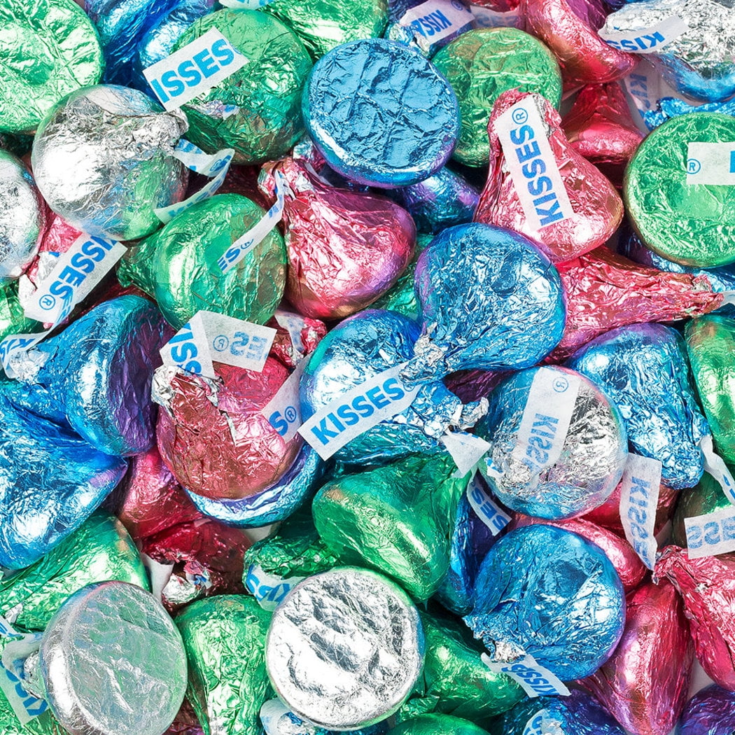 Hershey's Kisses Pastel Spring Mix Bulk Candy - Walmart.com