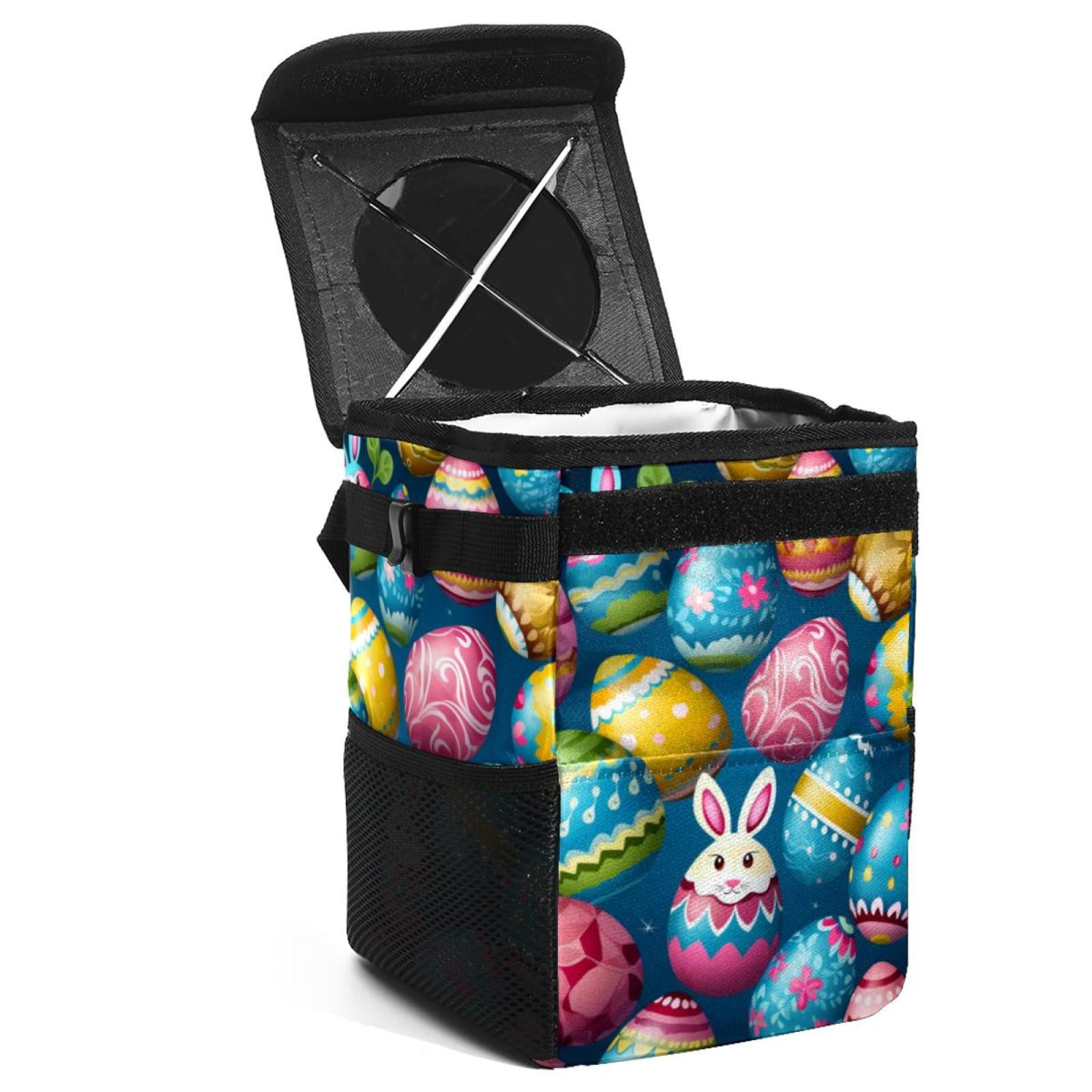 Easter Car Garbage Can - Foldable, with Lid, Leak-proof, Hanging ...
