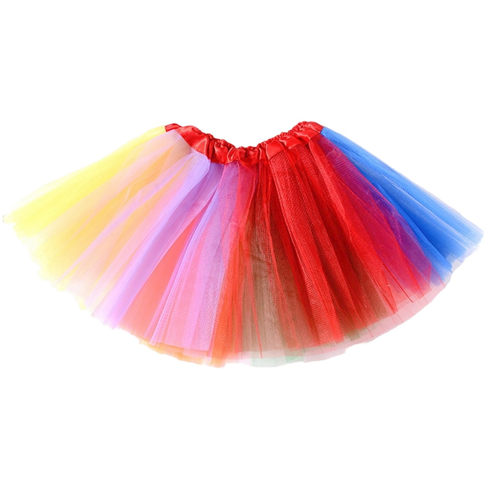 Easter Carnival Elegant Layered Midi Skirt With Sheer Mesh Ballet Style ...