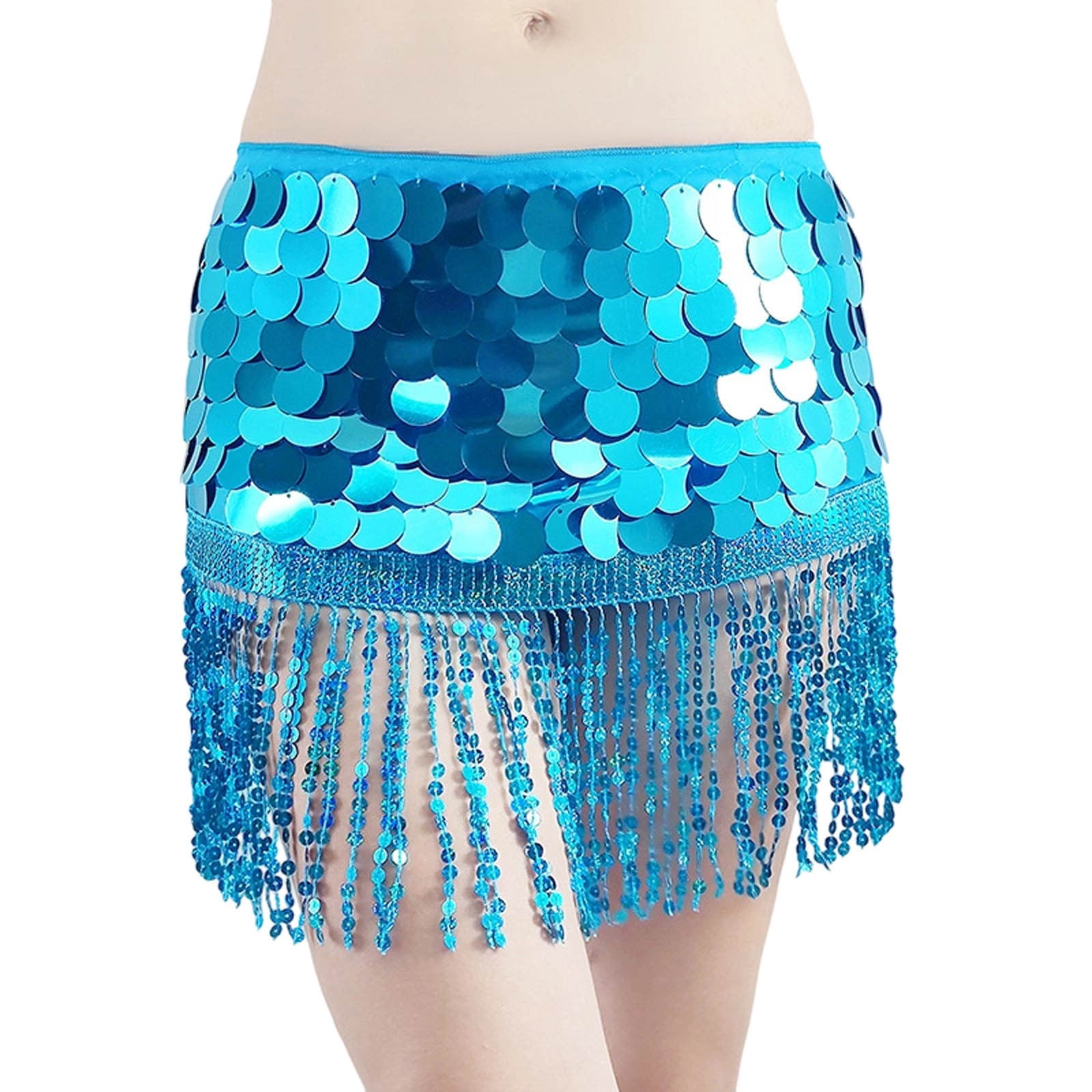Easter CarnivalS K-irt Women Sequin Tassel Skirt Glitter Sparkly Fringe ...