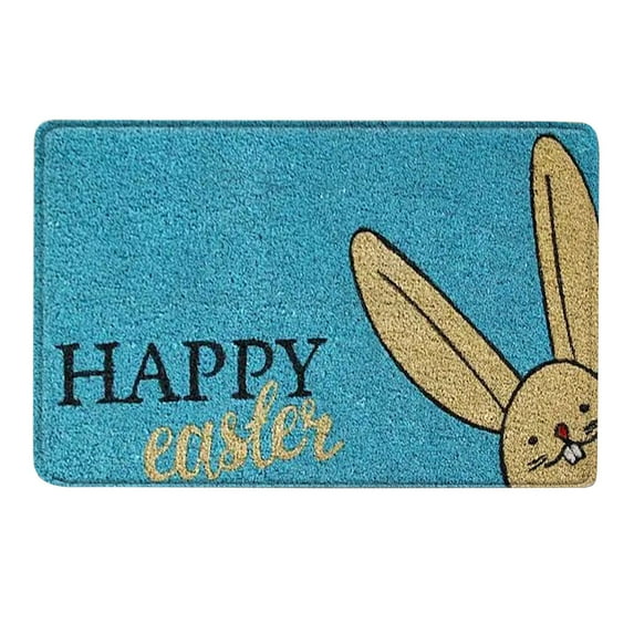 Easter Carpet, Easter Day Decoration Doormat Rabbit And Easter Eggs ...