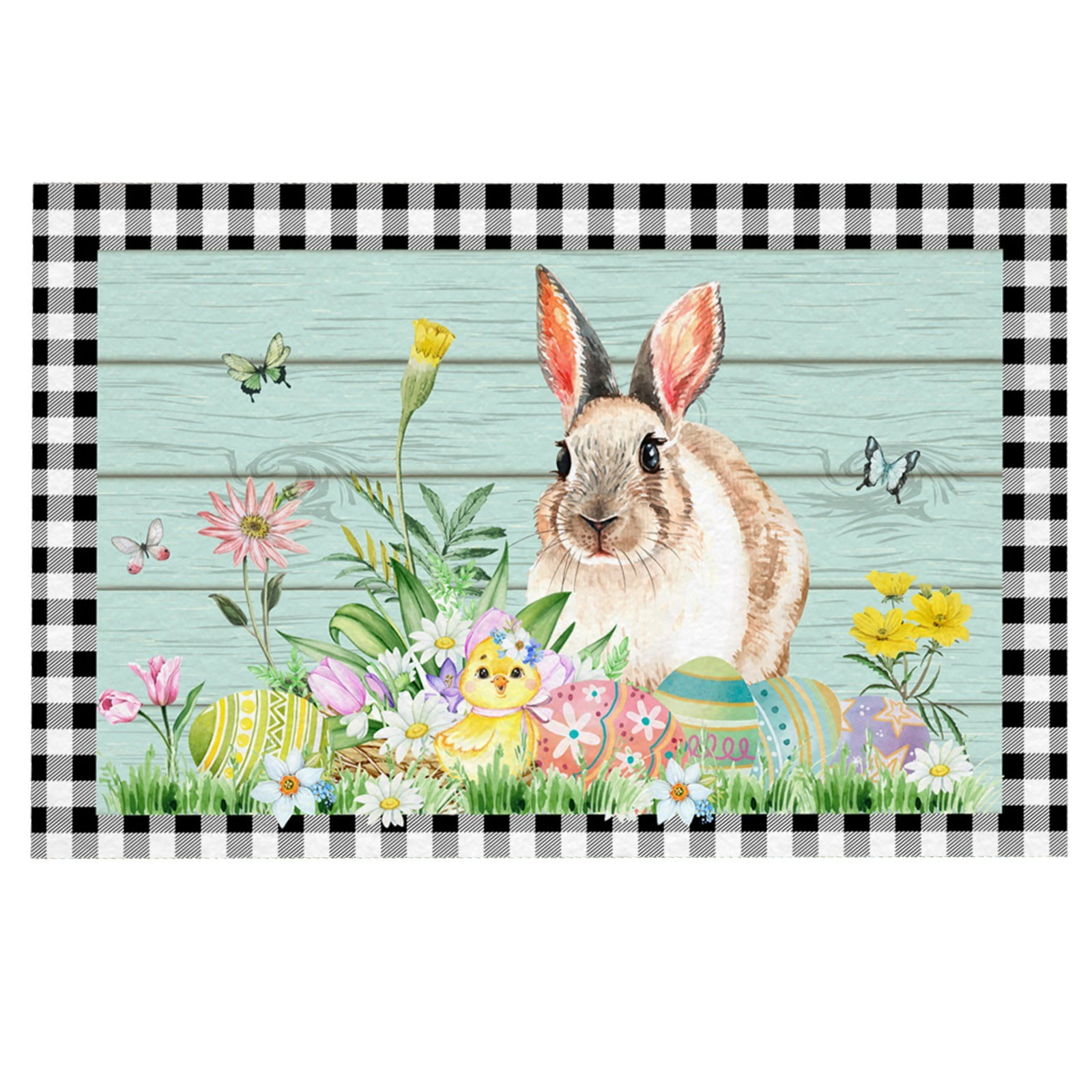 Easter Carpet, Hot Easter Floor Mats Home Entry Mats Holiday Decorative ...