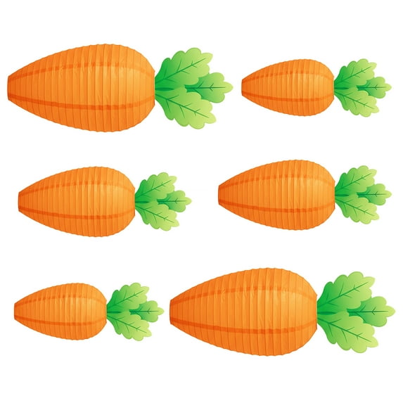 Easter Carrot Decoration Foldable Handmade Paper Carrot Light Ornament ...