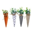Easter Carrot Doll Set 4 Piece Cute Bunny Carrot Ornament Party Table ...