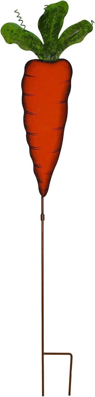 Easter Carrot Garden Stake Metal Carrot Decorative Yard Stake Carrot ...