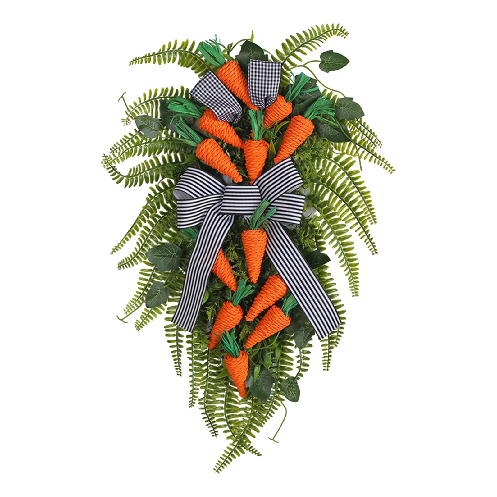 Easter Carrot Wreath, Easter Wreaths, 20 Inch Artificial Spring Wreaths ...