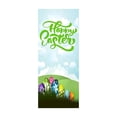 Easter Cartoon Resurrection Egg Door Curtain - Colorful Easter Egg ...