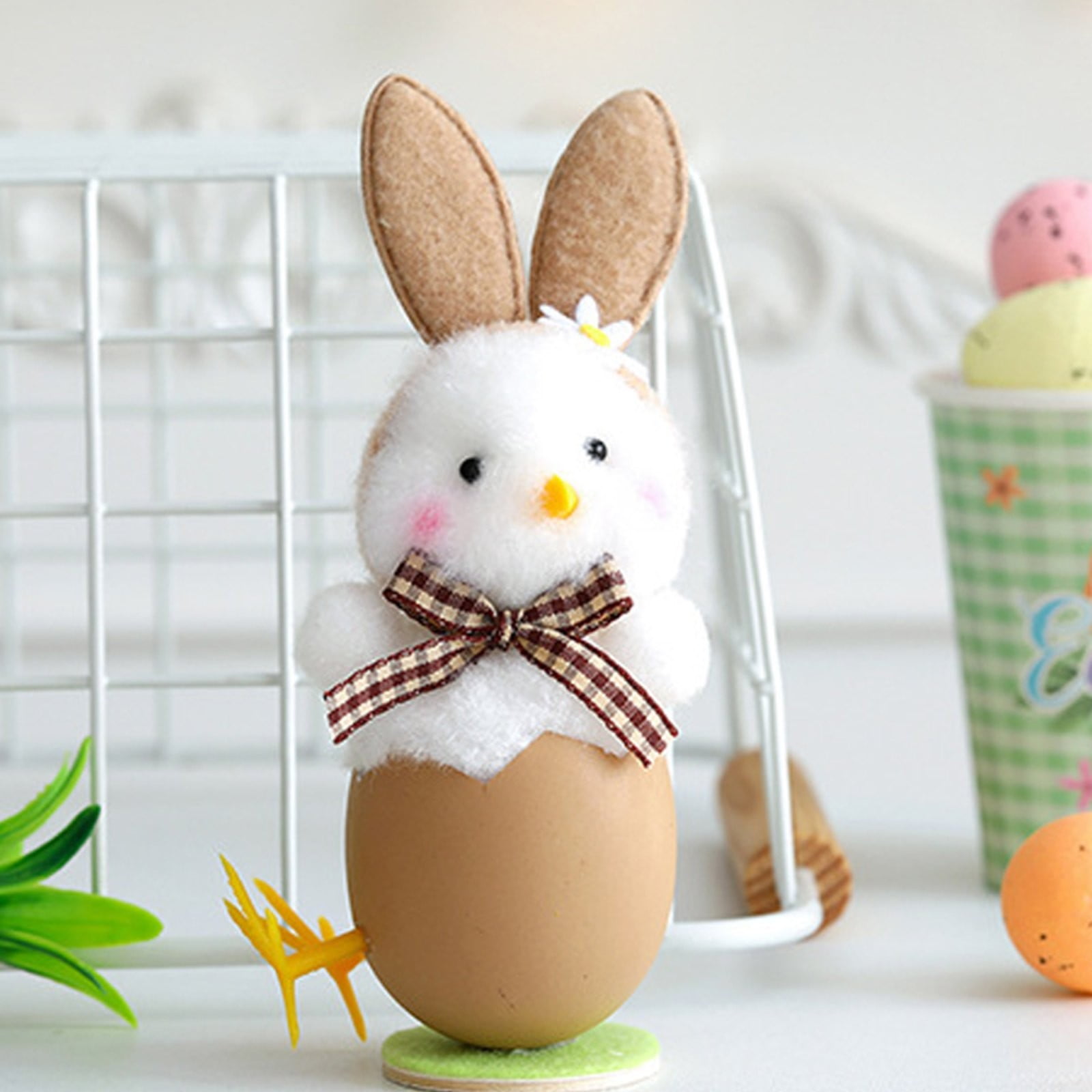 Easter Chick Plush Eggshell Handmade Home Decorations Spring Easter ...