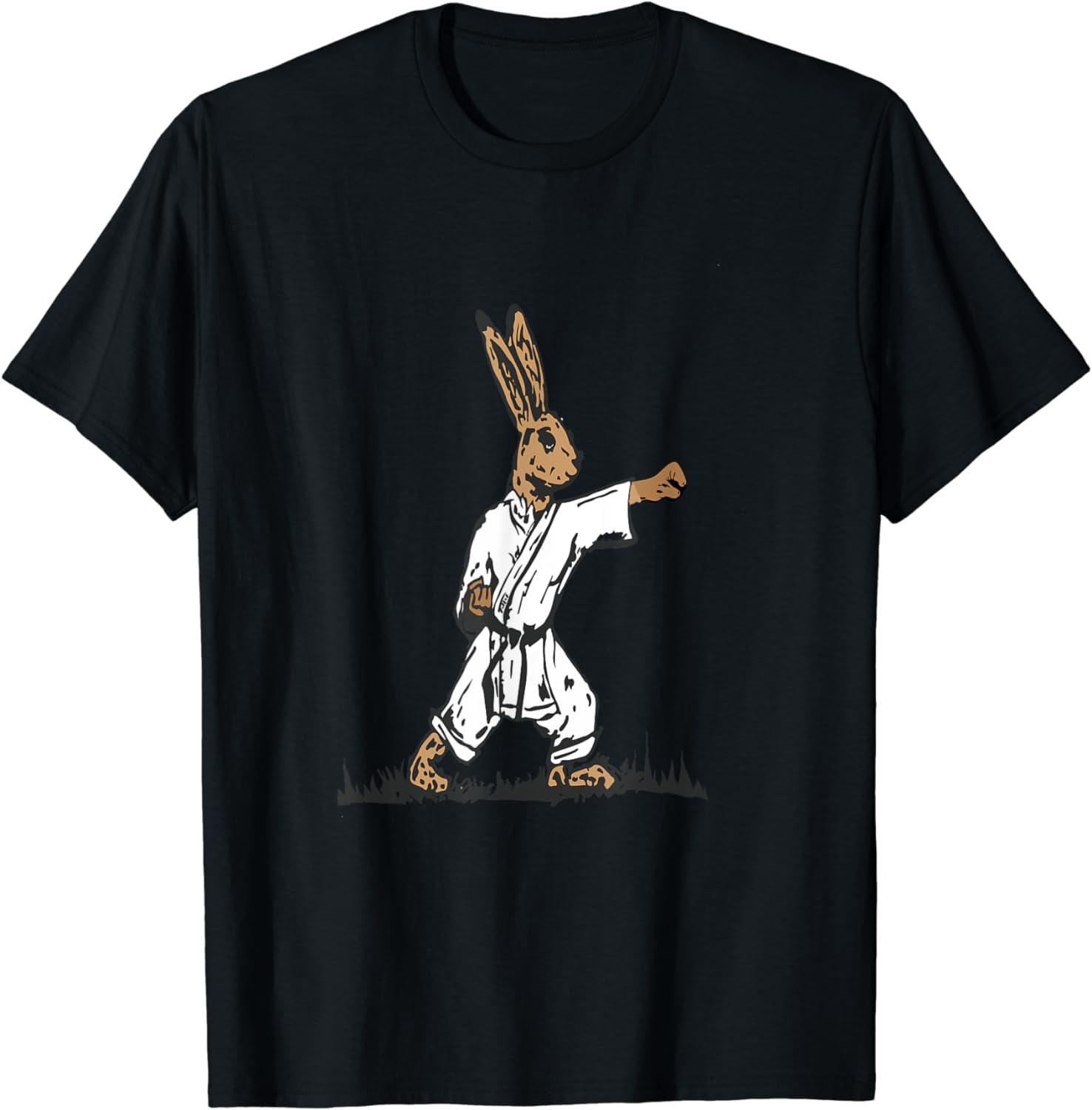 Easter Chocolate Bunny In Karate Gi T-Shirt - Walmart.com