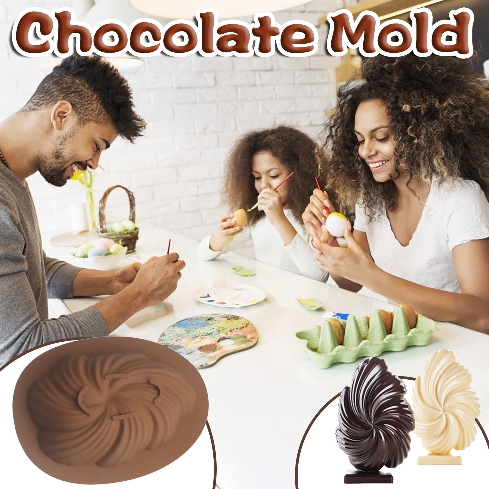 Easter Chocolate Cake Mold Set - Premium Food-Grade Silicone Baking ...