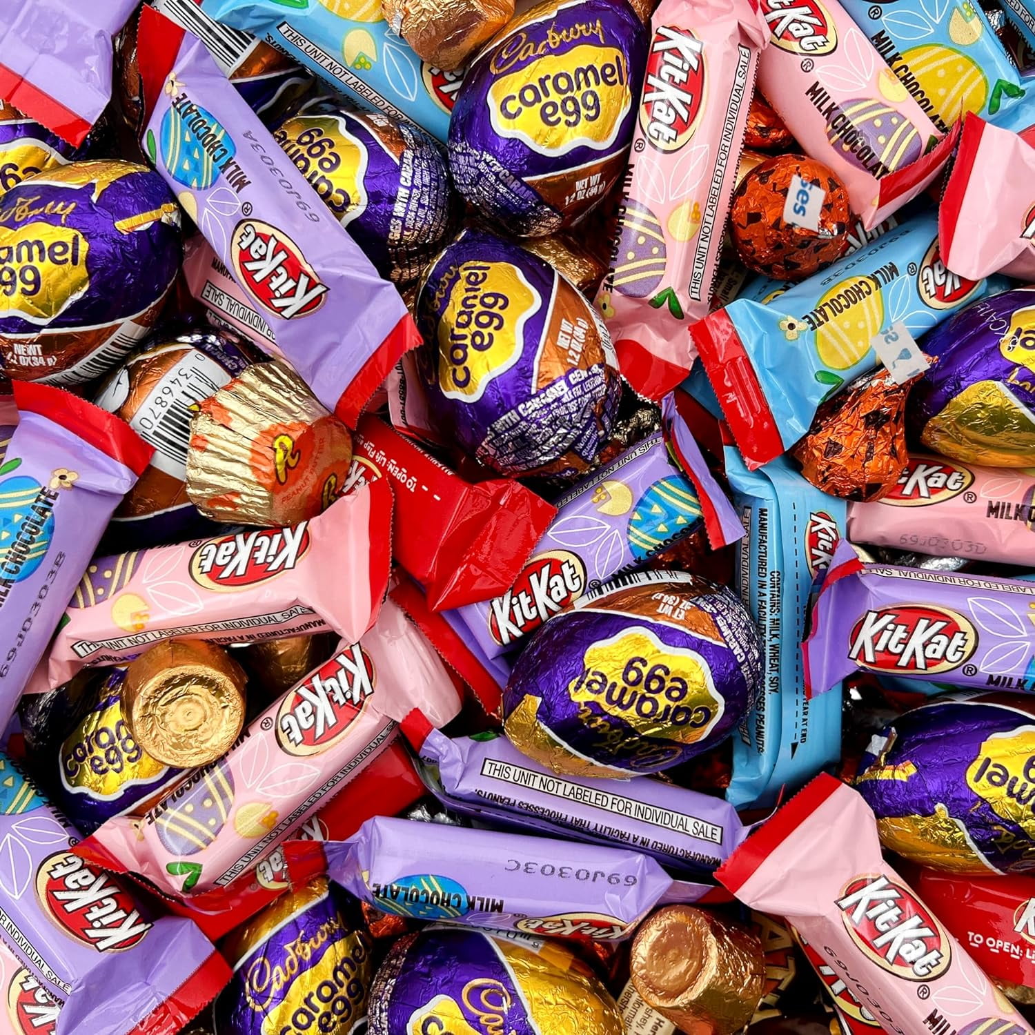 Easter Chocolate Candy Assortment, Chocolate Eggs, KITKAT Bars, HERSHEY'S KISSES, Bulk Pack 4 ...