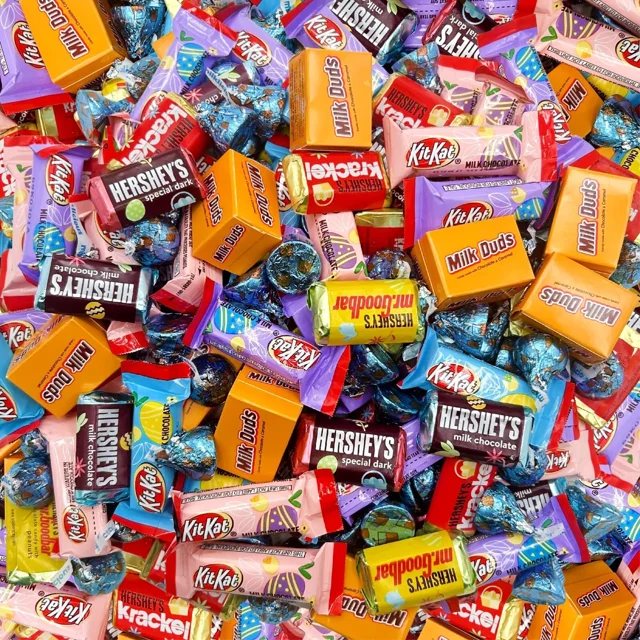 Easter Chocolate Candy Assortment MILK DUDS, KITKAT, KISSES Bulk Pack 3 Pounds - Walmart.com