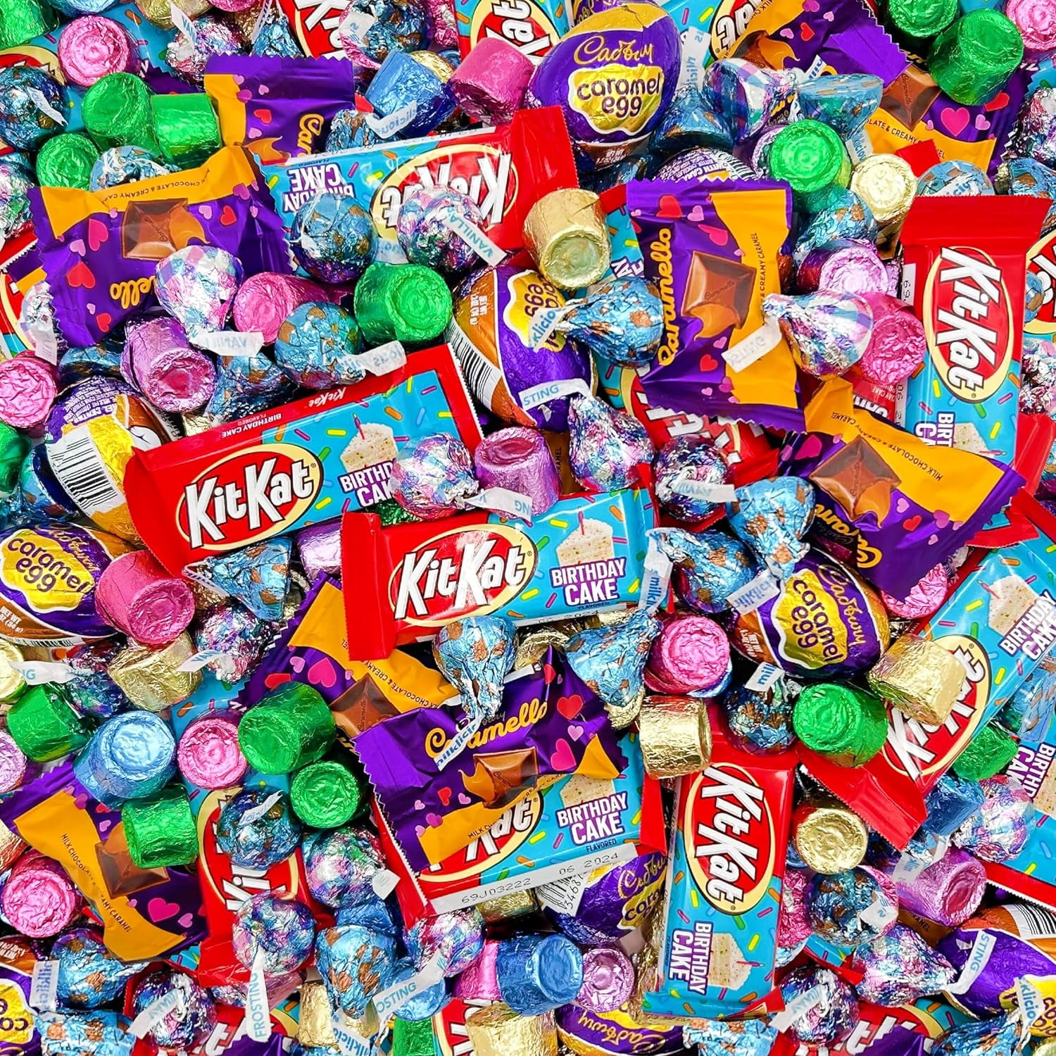 Easter Chocolate Candy Variety Pack - Eggs, HERSHEY’S KISSES, ROLO ...