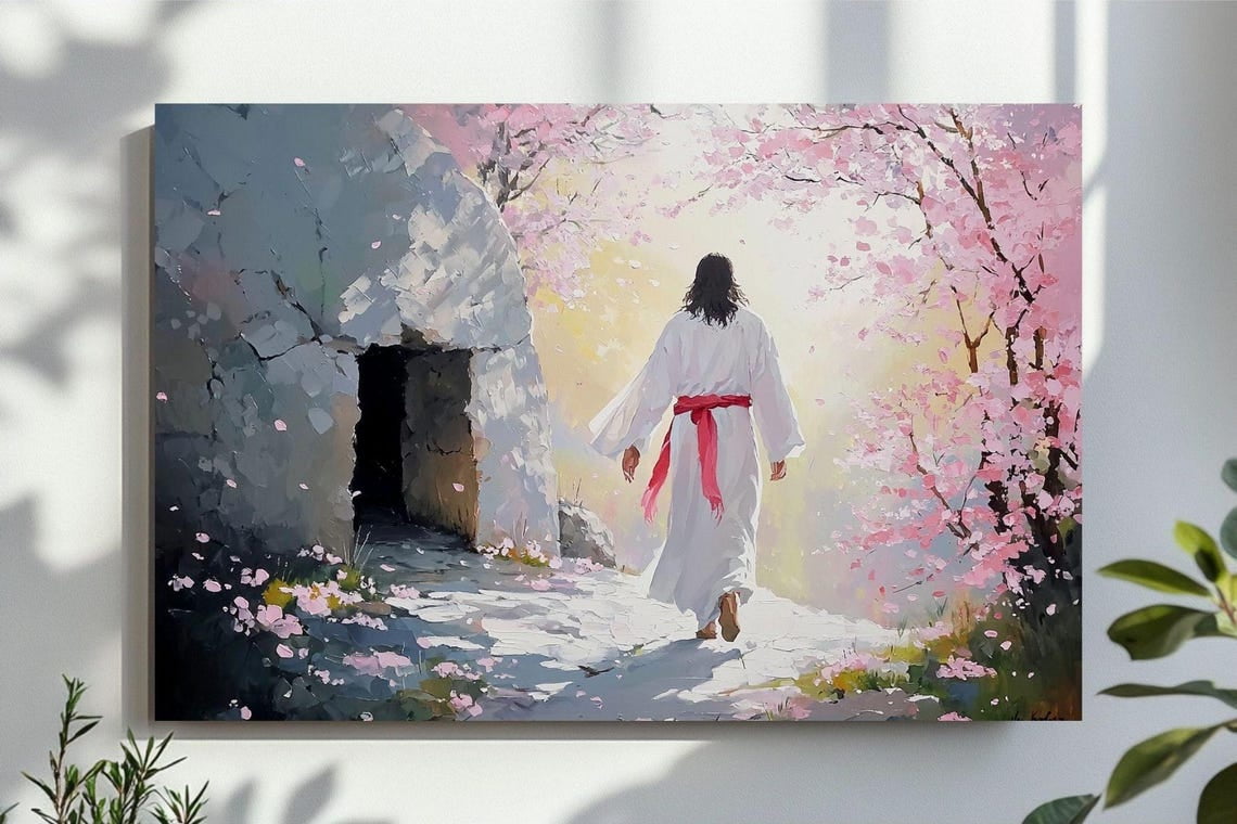 Easter Christian Wall Art, Christian Easter Print, Religious, Christian ...