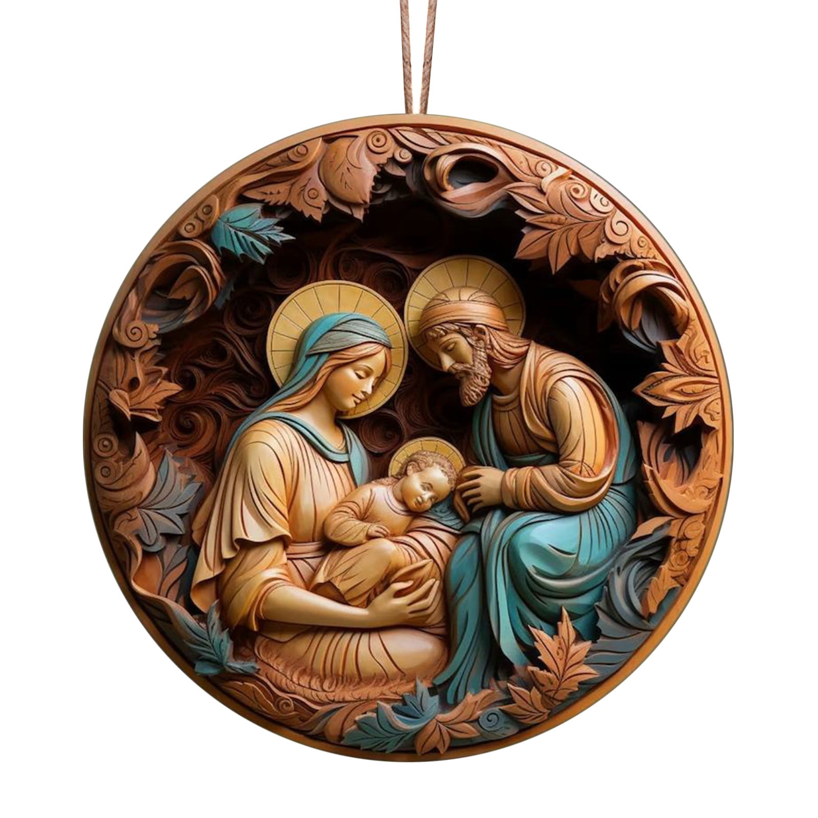 Easter Christmas Decorations Indoor Nativity Scene Ornaments, Christian ...