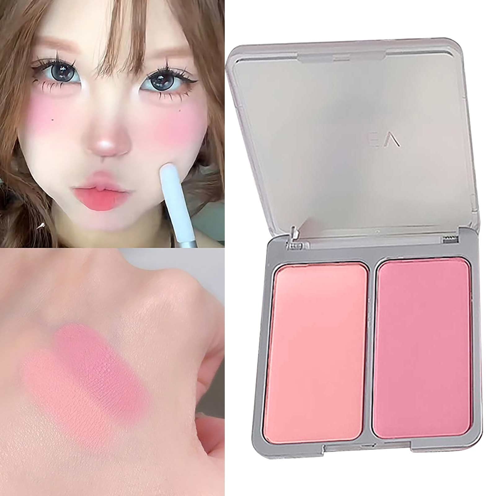 Easter Clearance Blush 2 in 1 Long Lasting High Pigment Powder Blushes ...