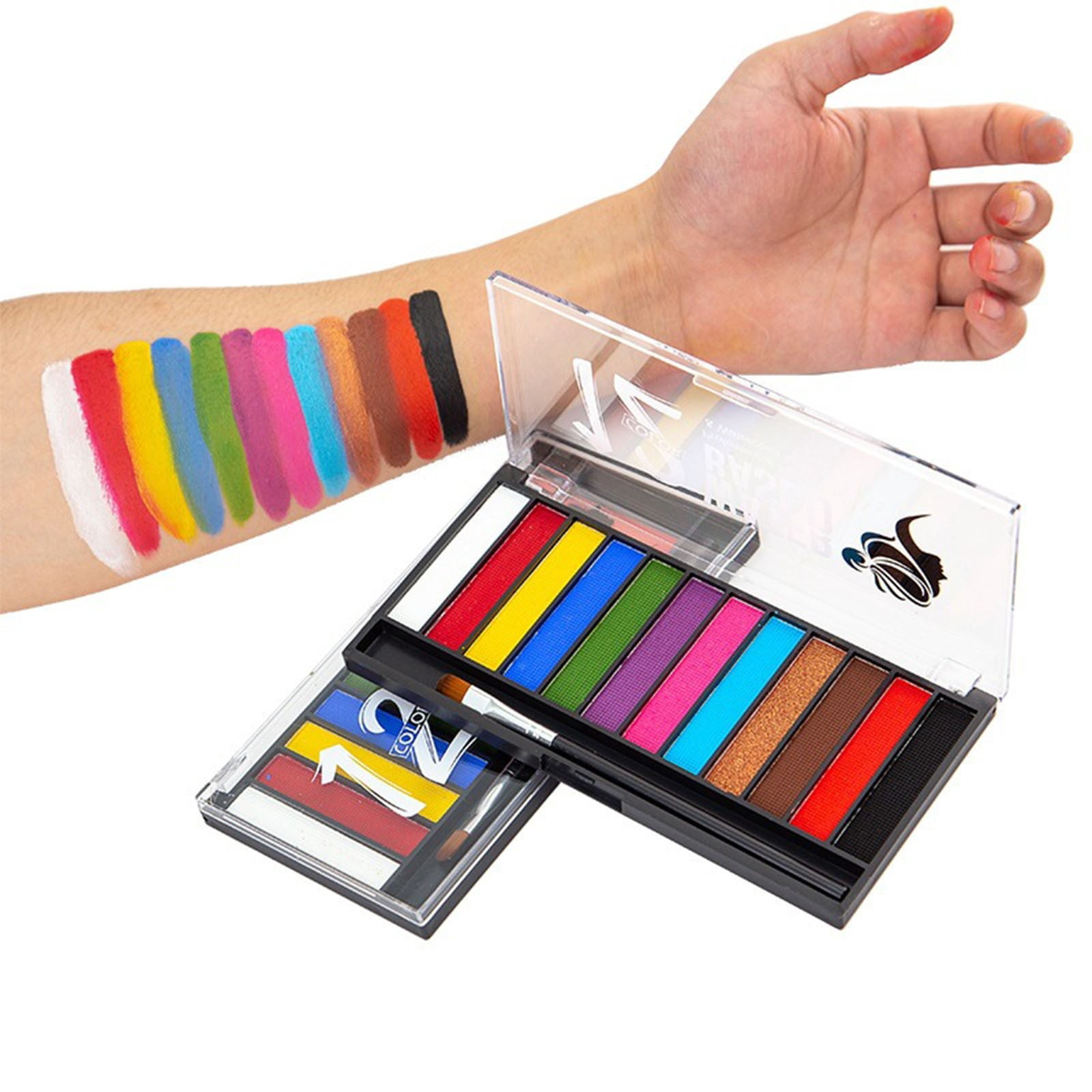 Easter Clearance Body Paint Body Painting Water Soluble 12 Color ...