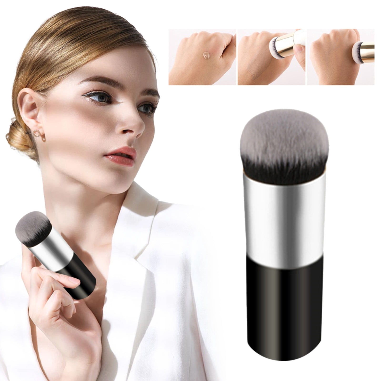Easter Clearance Brush Full Face Powder Makeup Brush with Wooden Handle ...