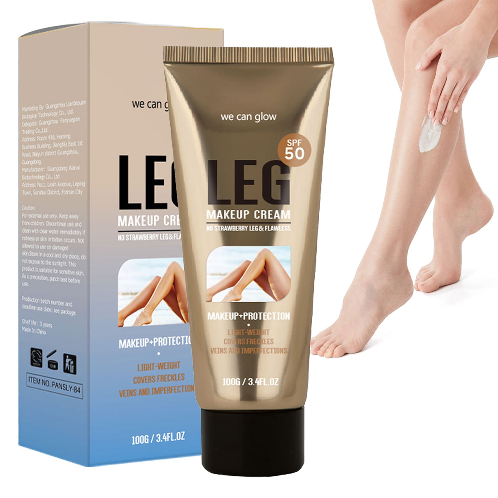 Easter Clearance Cream Bb Leg Makeup No Transfer Leg Vein Cover up ...