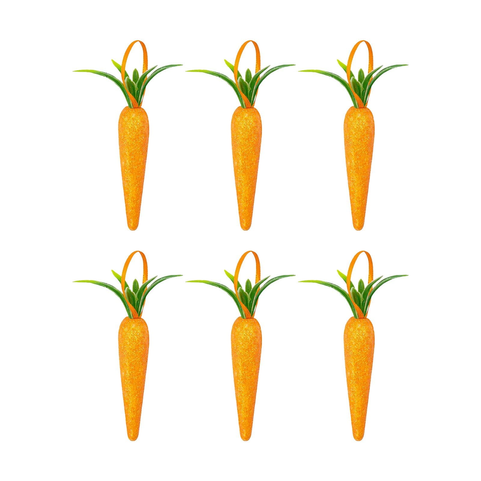 Easter Clearance! Easter Carrot Tree Decorations Premium Foam Glitter ...