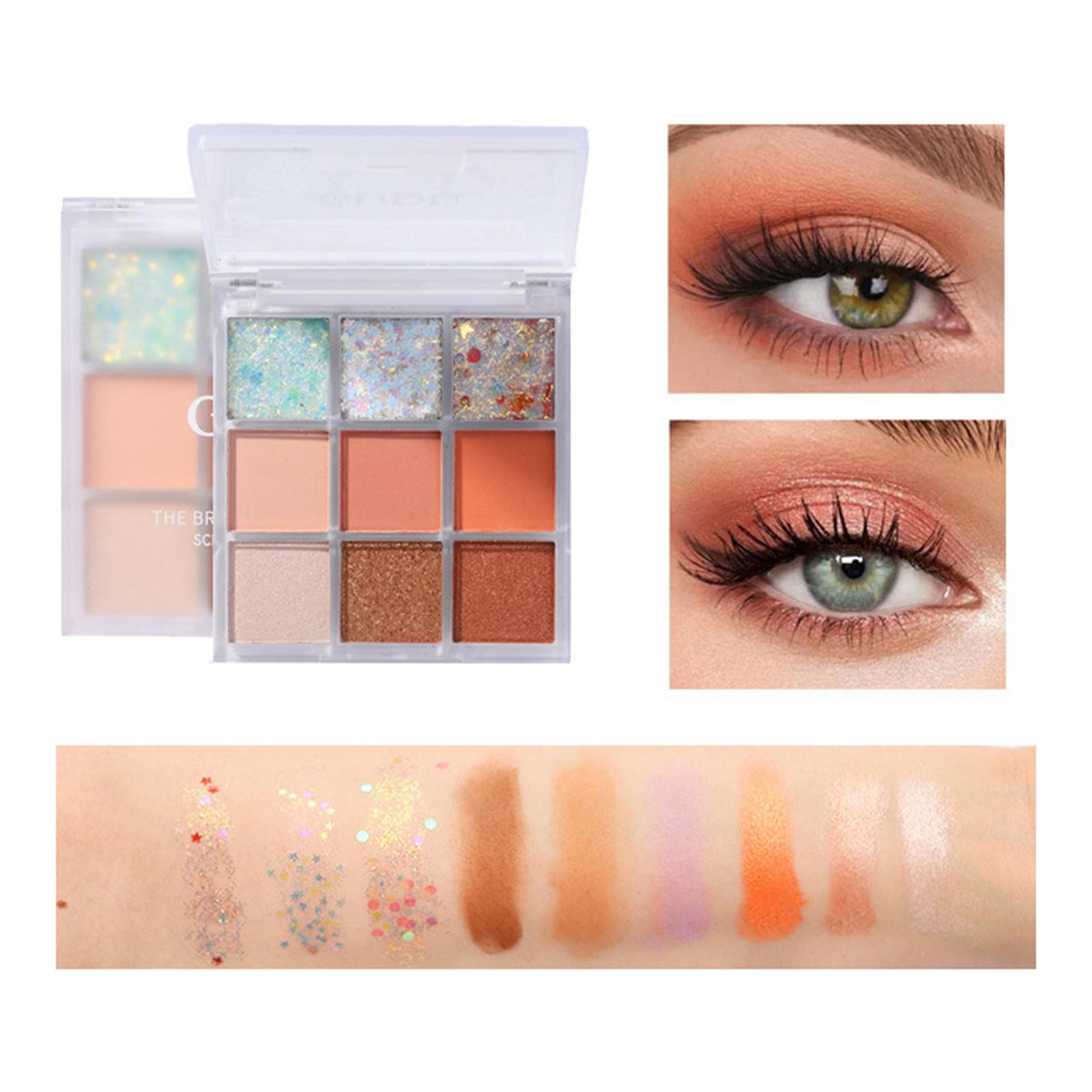 Easter Clearance Eye Shadow Palettes Nine Color Eye Shadow Disc Glitter ...