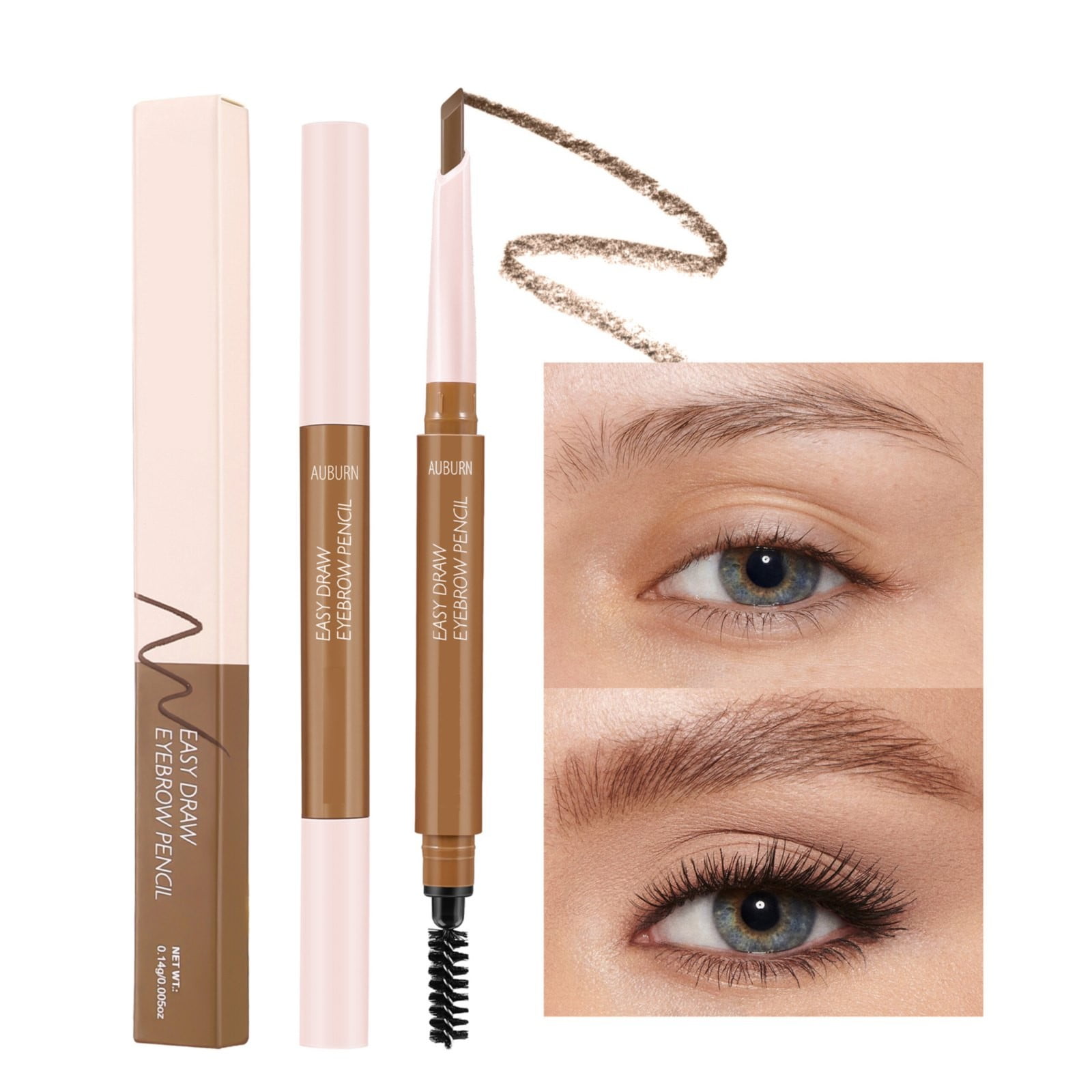 Easter Clearance Eyebrow Definer Pencil with Spoolie Long Lasting Brow ...
