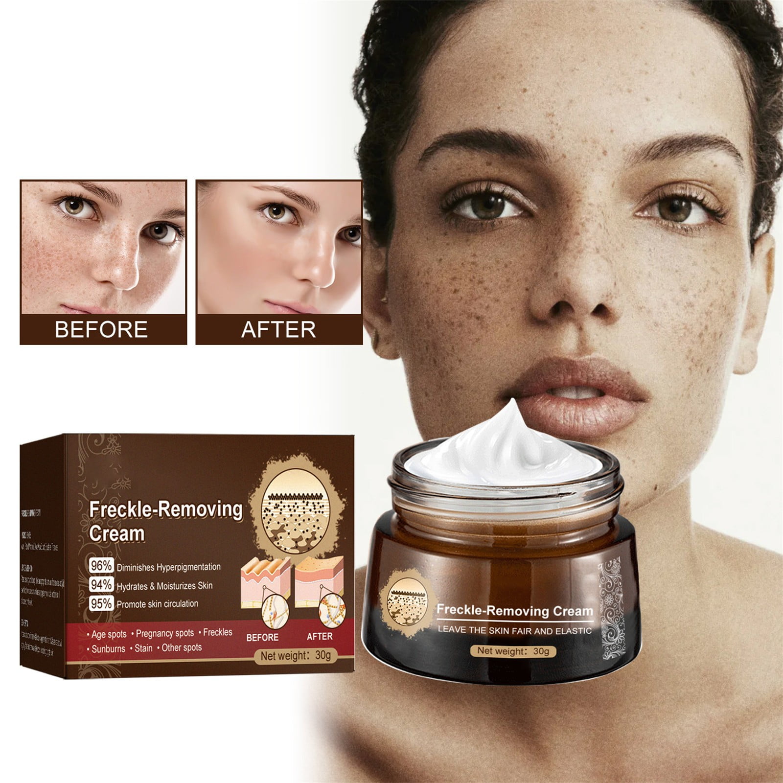 Easter Clearance Facial Creams Moisturizers Freckle Care Moisturize and ...