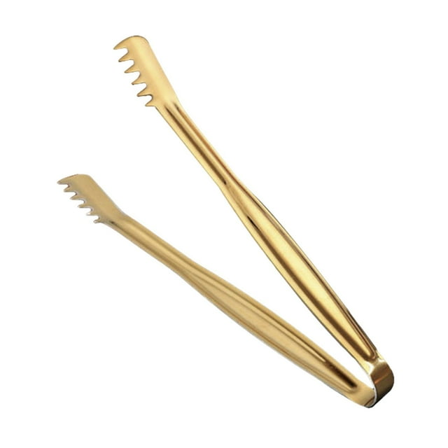 Easter Clearance Food Clips,Gold Stainless Mini Service Tongs 6 Inch ...