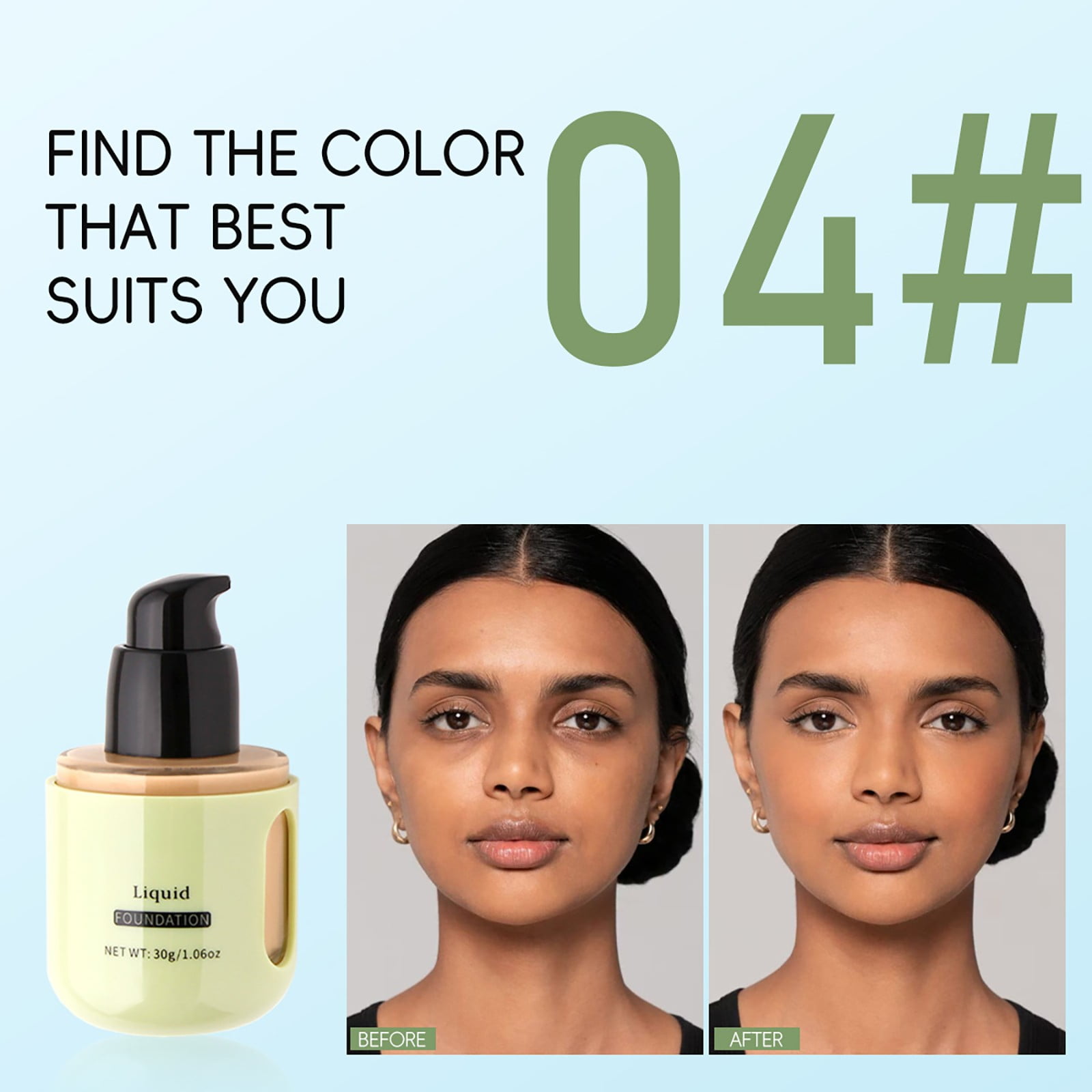 Easter Clearance Foundation Concealer Makeup Uodo Liquid Foundation ...