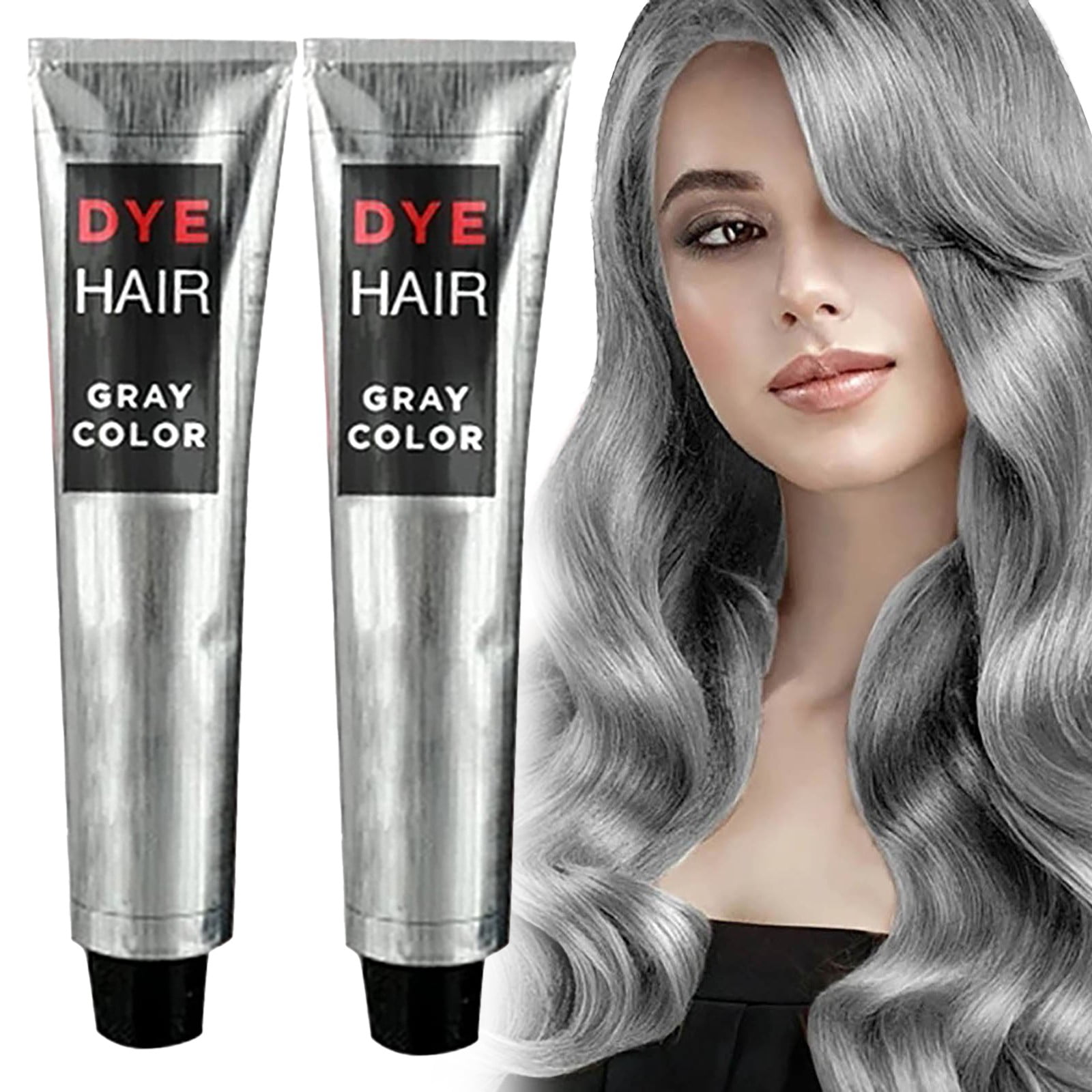 Easter Clearance Hair Dye Hair Coloring Products 2Pcs Gray Hair Dye ...