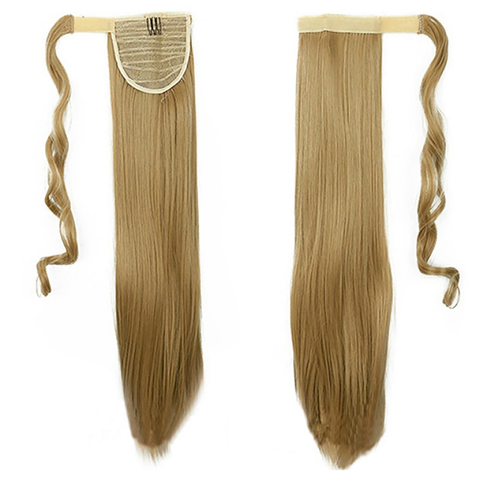 Easter Clearance Hair Topper Wig Band Clip in Ponytail Extension Wrap ...