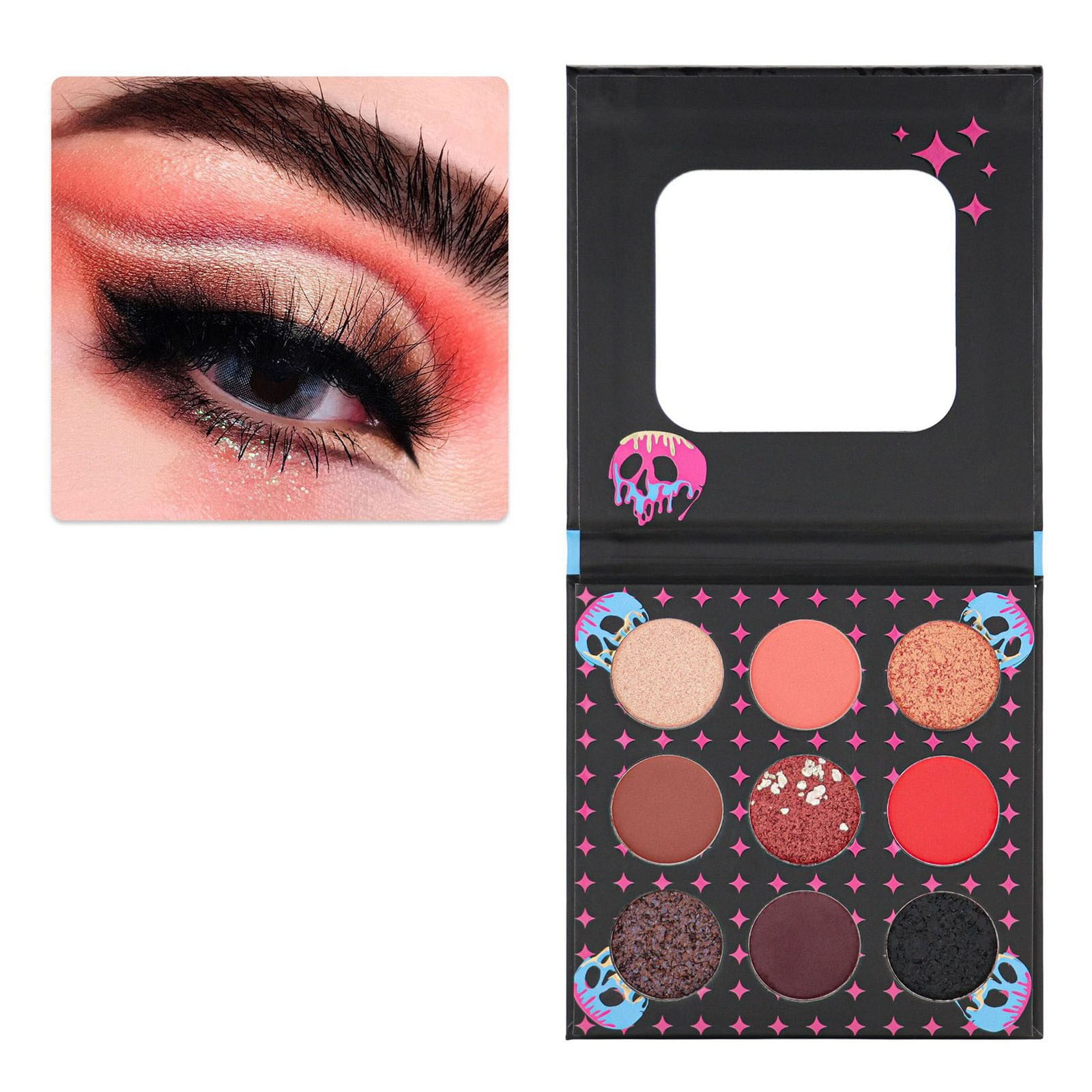 Easter Clearance Lip Liners High Pigmented Eyeshadow Sets 5 Color Board ...