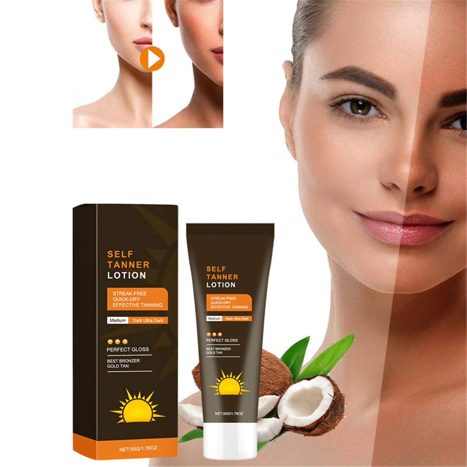 Easter Clearance Tanning Sunscreen Moisturizing and Tanning Outdoor Sun ...