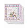 Easter Cloth Napkins Set of 6 Reusable Dinner Napkins, Spring Tulip ...