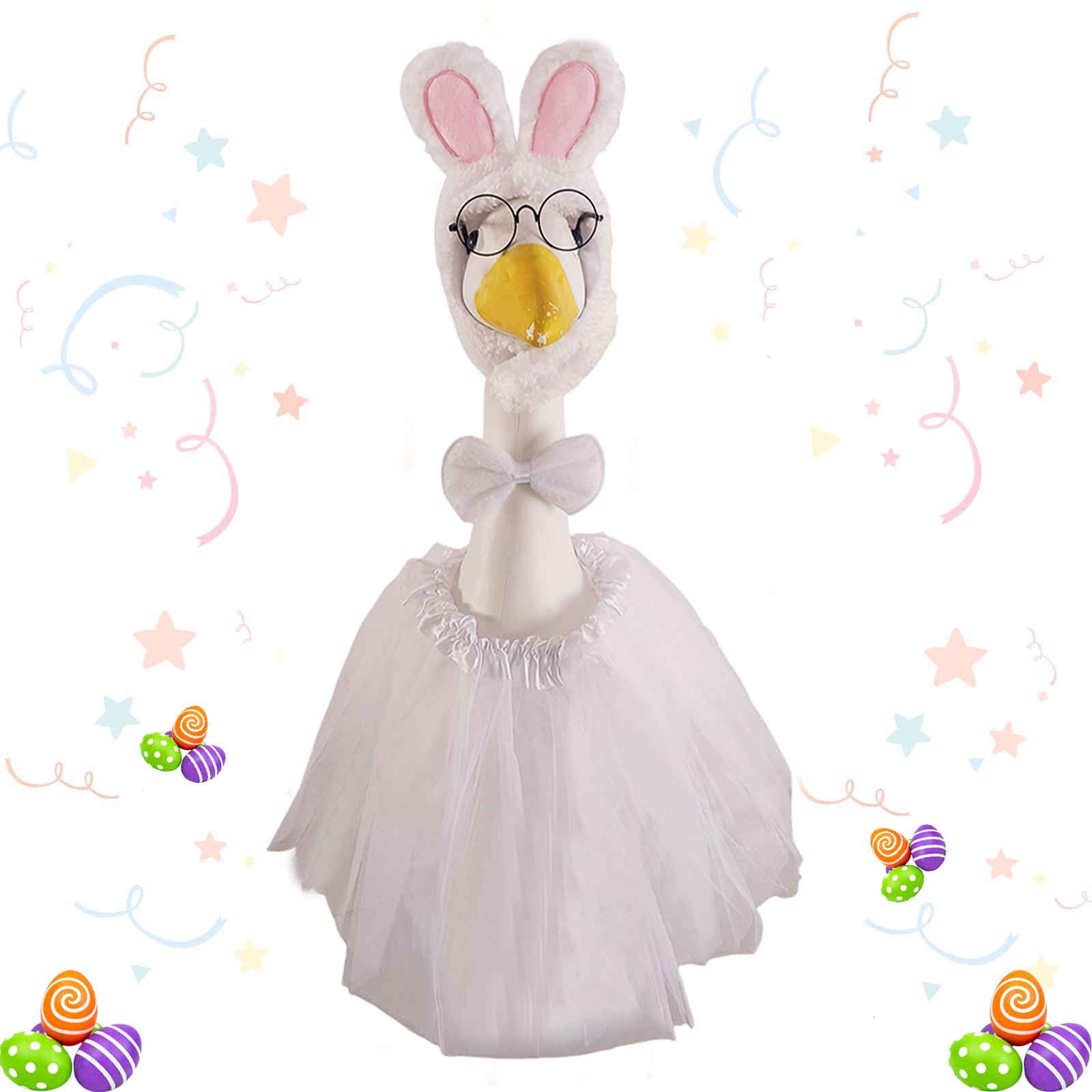 Easter Clothing Made Of 23 Inch High Cement Or Plastic Pebbles ...