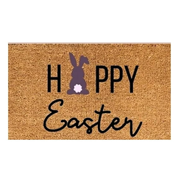 Easter Coir Doormat - Outdoor Non-Slip Entrance Mat, Durable for High ...
