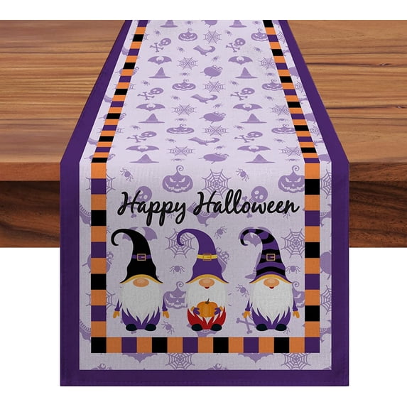 Easter Colorful Egg Table Runner 72 Inches Long Blue Grey Buffalo Plaid ...