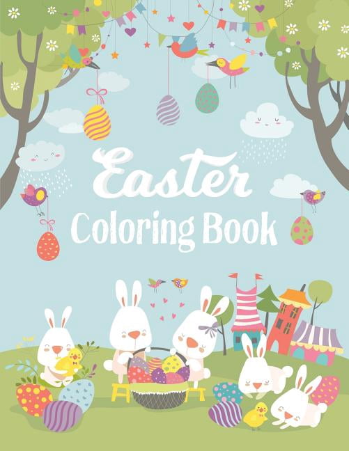 Easter Coloring Lucy: Easter Coloring Book: Adult Coloring Book with ...