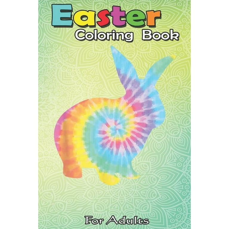 tie dye coloring book