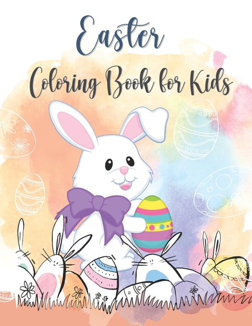 Easter Coloring Book for Kids: A Fun Activity Big Easter Egg Coloring ...