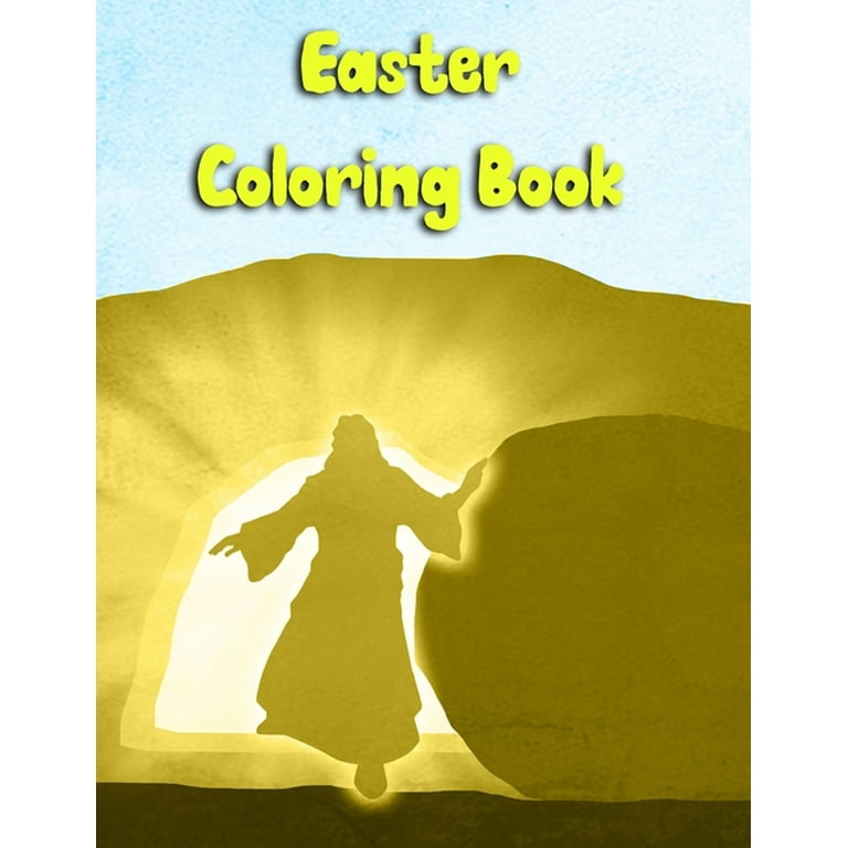 jesus easter coloring book